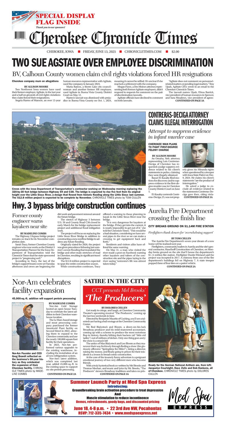 Cherokee Chronicle Times 6-13-25 - The Cherokee Chronicle Times