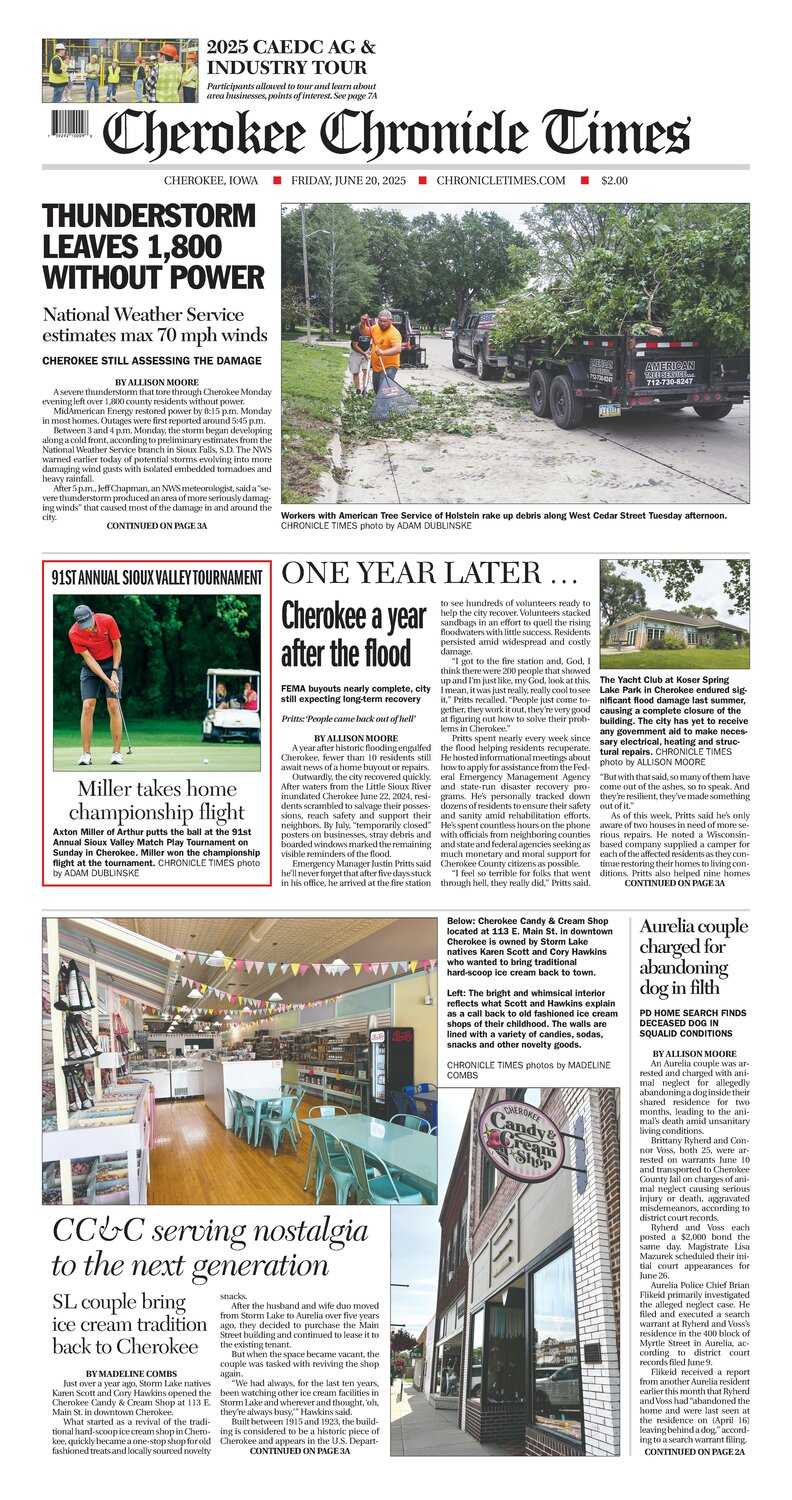 E-Editions - The Cherokee Chronicle Times