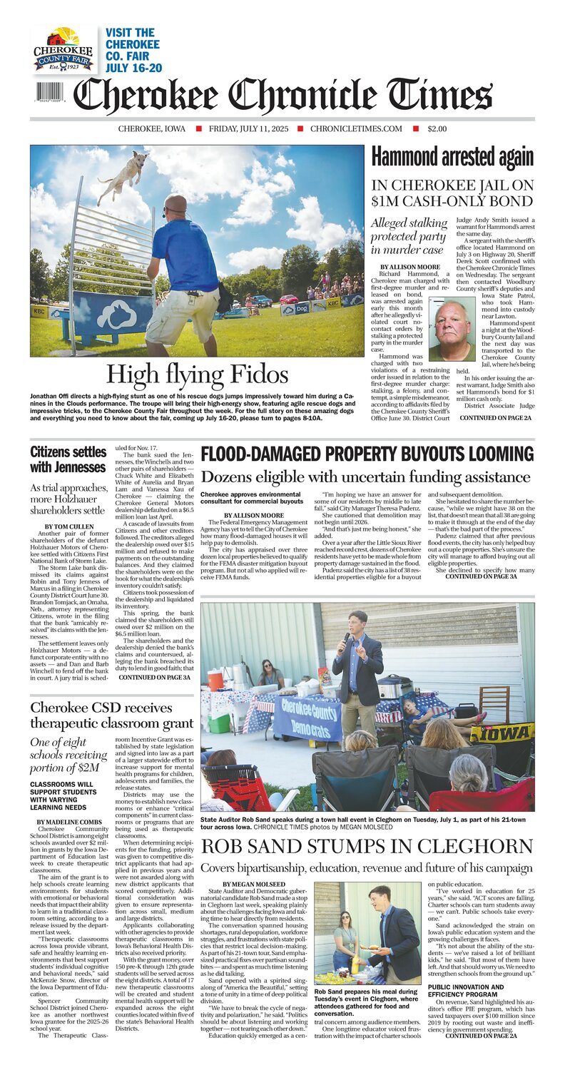 E-Editions - The Cherokee Chronicle Times