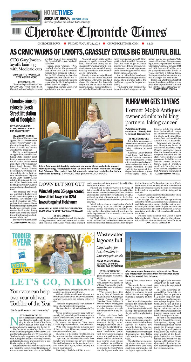 E-Editions - The Cherokee Chronicle Times