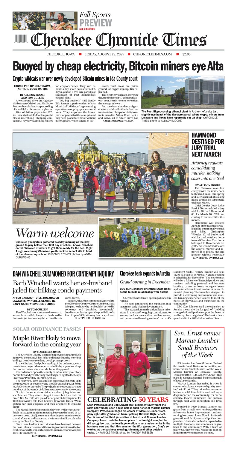 E-Editions - The Cherokee Chronicle Times