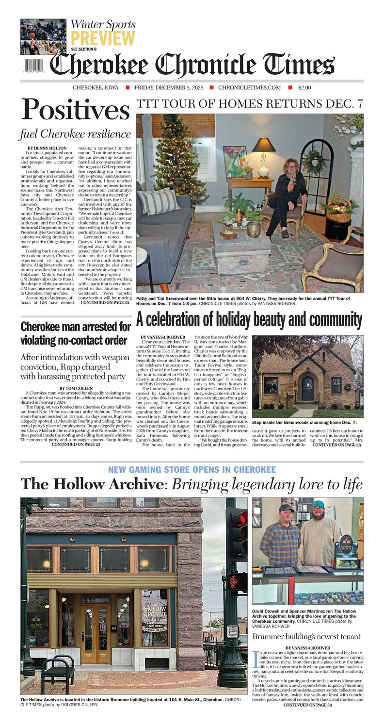 E-Editions - The Cherokee Chronicle Times