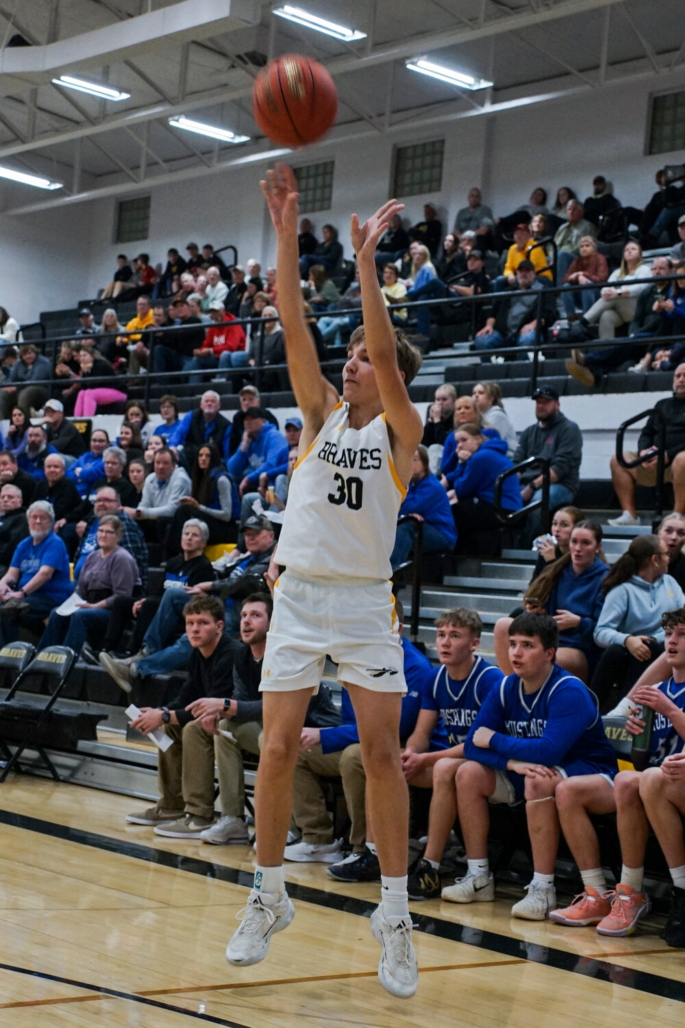 Brave boys win home game over Mustangs by 41 - The Cherokee Chronicle Times
