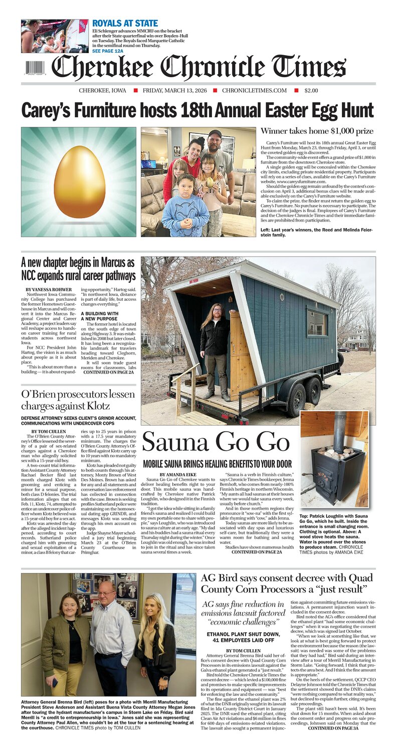 E-Editions - The Cherokee Chronicle Times