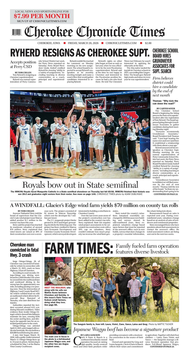 E-Editions - The Cherokee Chronicle Times