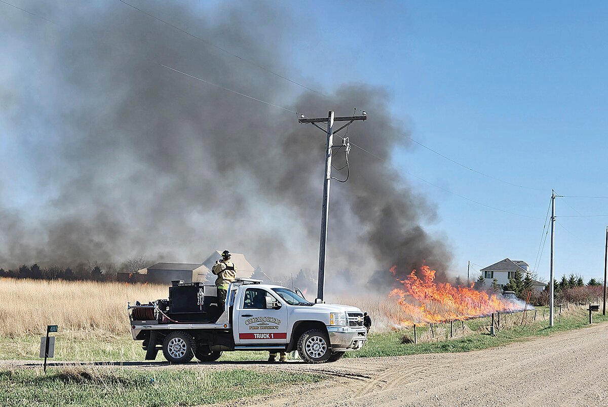 Cherokee Fire Dept. conducts controlled burn to improve land and build ...
