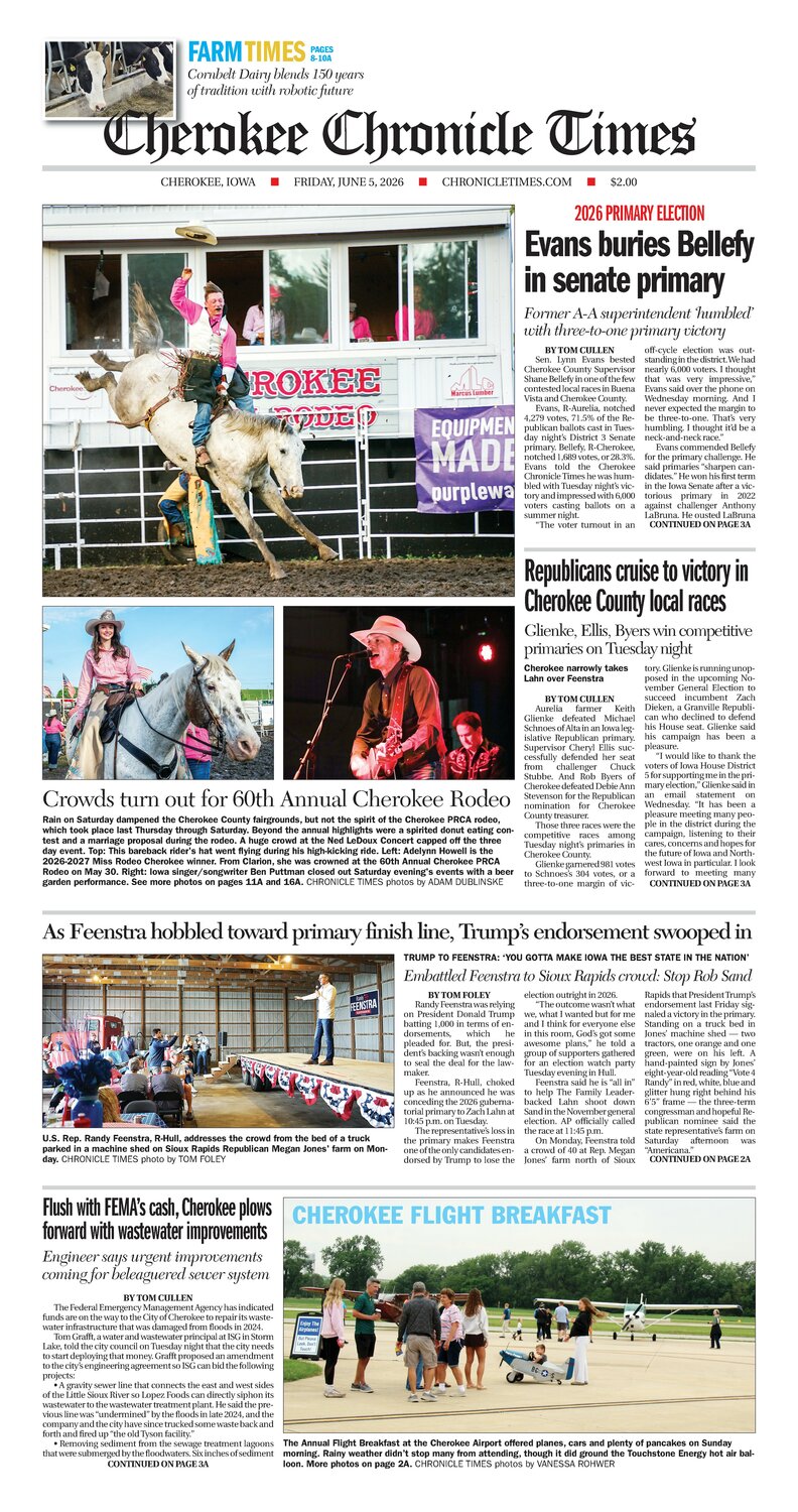 Cherokee Chronicle Times 6-5-26 - The Cherokee Chronicle Times