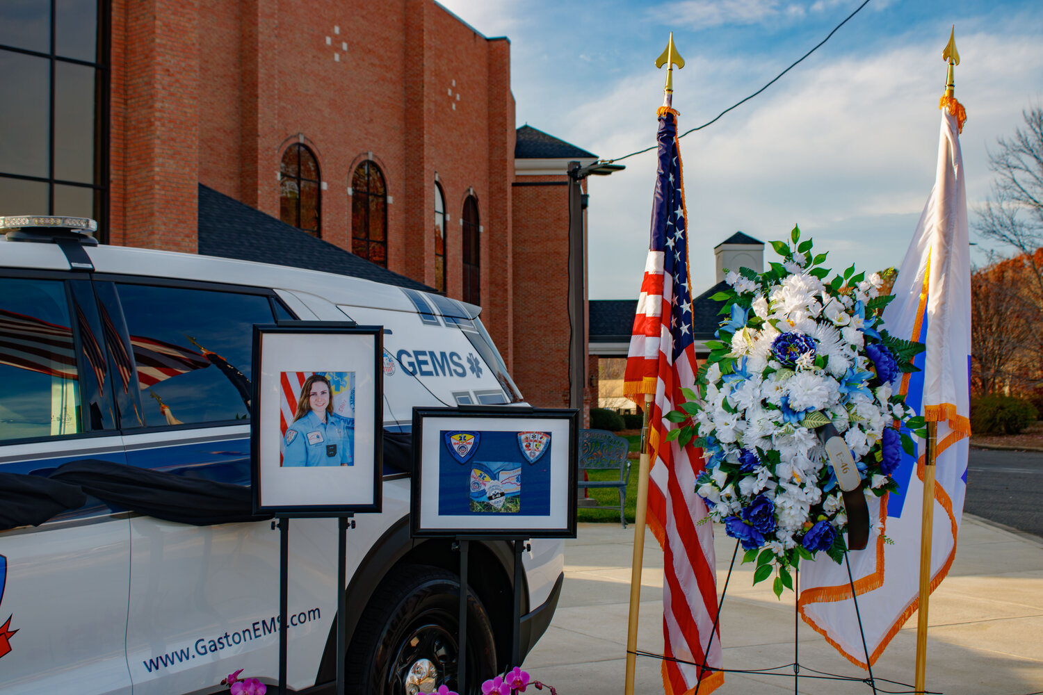 Community Mourns as Fallen Gaston County Paramedic Returns from Florida ...