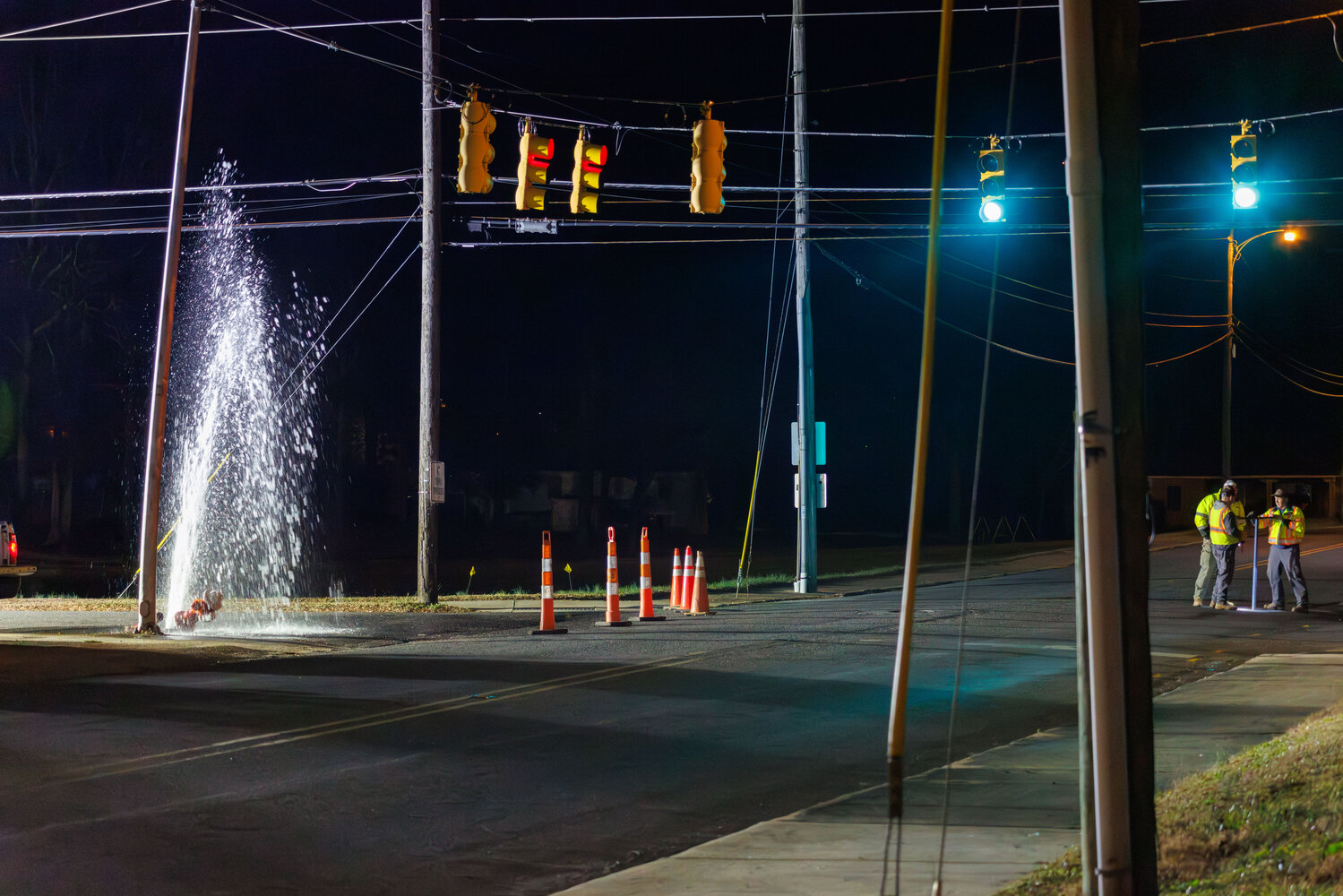 Semi-Truck Hits Fire Hydrant on Corner of Mountain and Academy - Wise ...