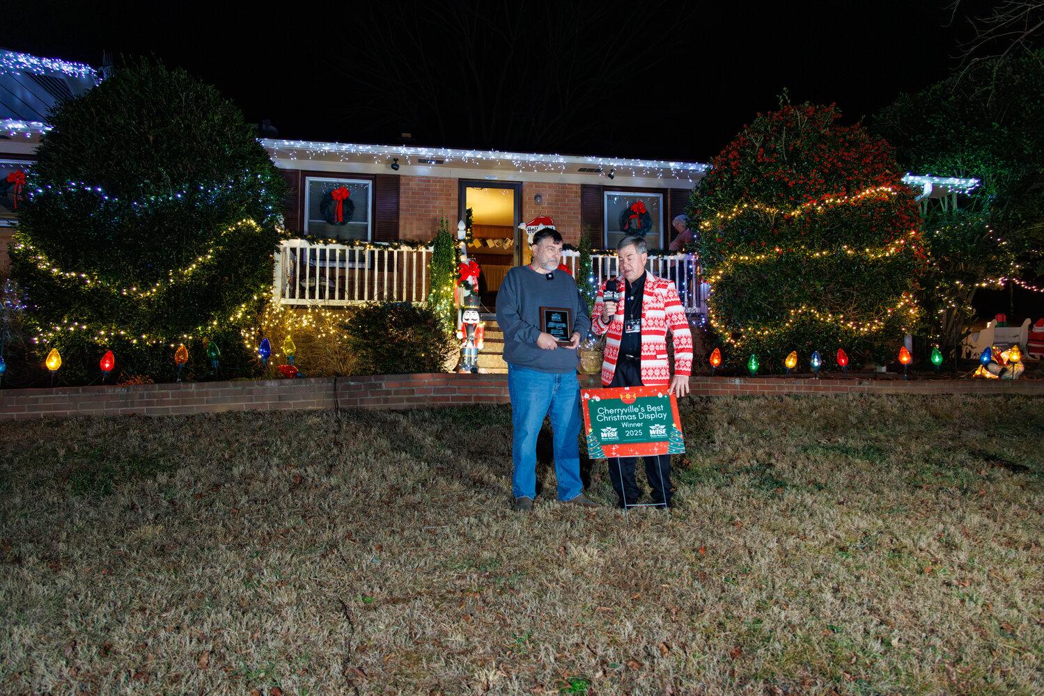 Kevin McSwain is the Winner of Cherryville's Best Christmas Display ...