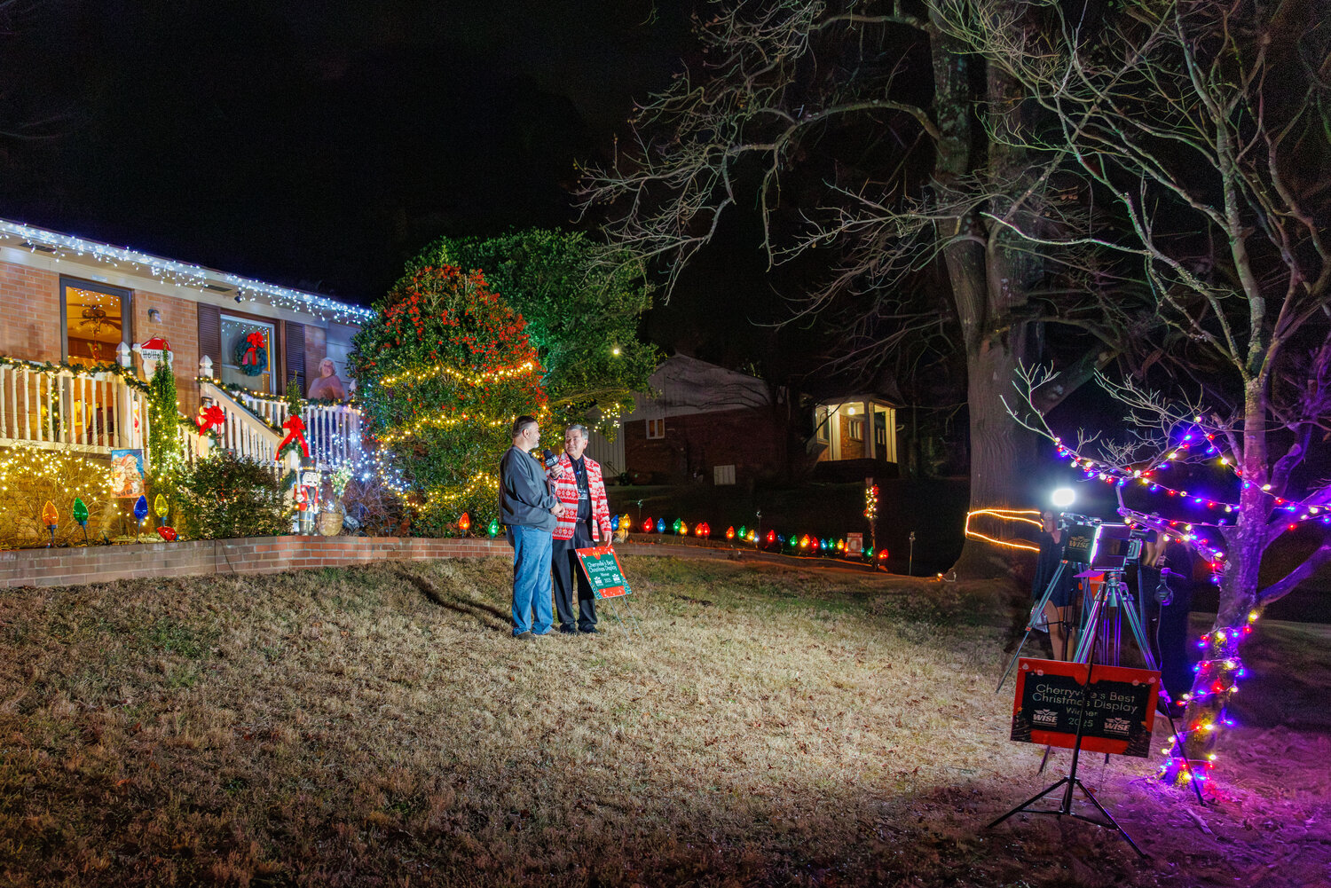 Kevin McSwain is the Winner of Cherryville's Best Christmas Display ...
