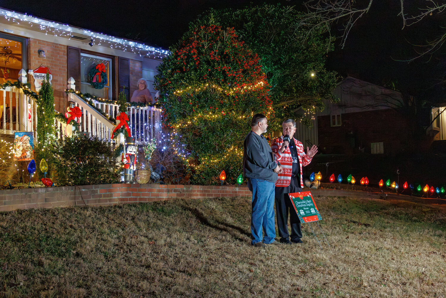 Kevin McSwain is the Winner of Cherryville's Best Christmas Display ...