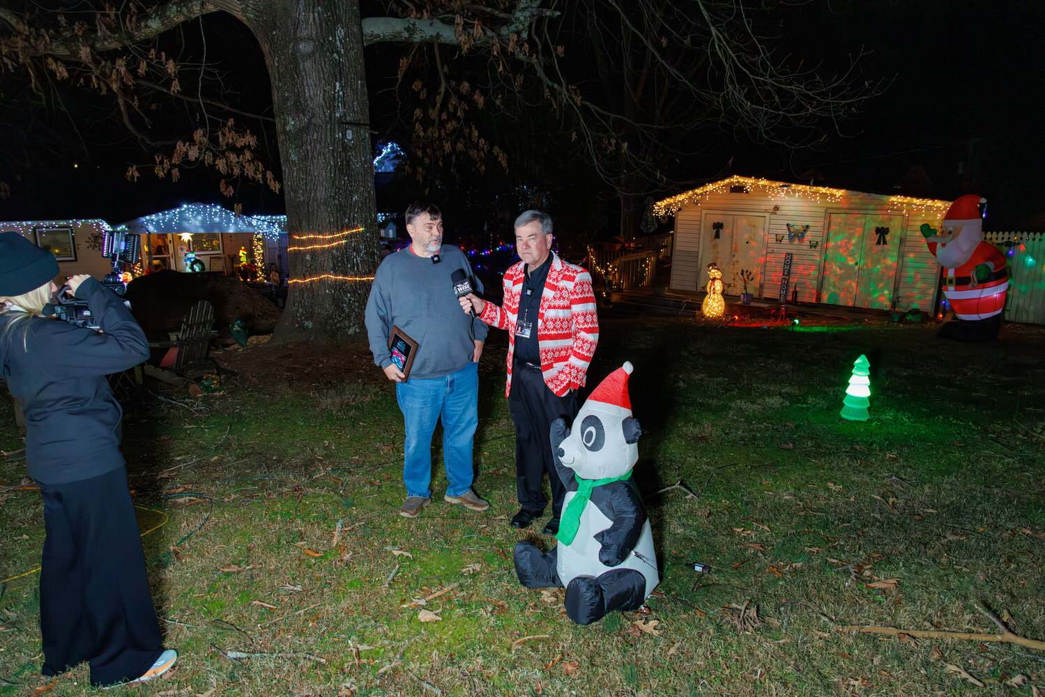 Kevin McSwain is the Winner of Cherryville's Best Christmas Display ...