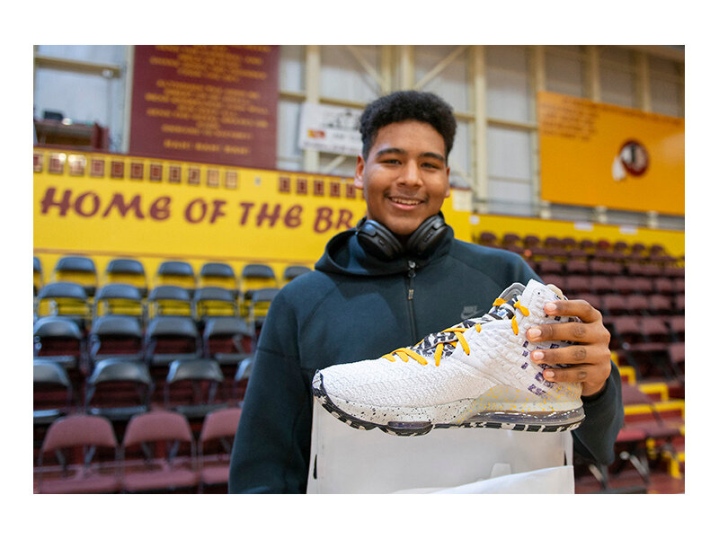 LeBron James' Nikes end up on the feet of Mt. Edgecumbe student ...